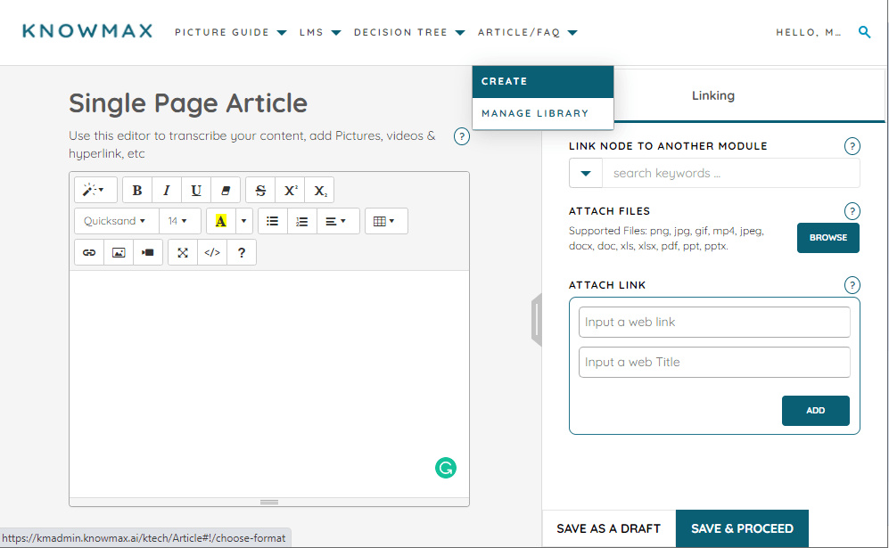3 Quick steps to create multilingual knowledge base? | Knowmax